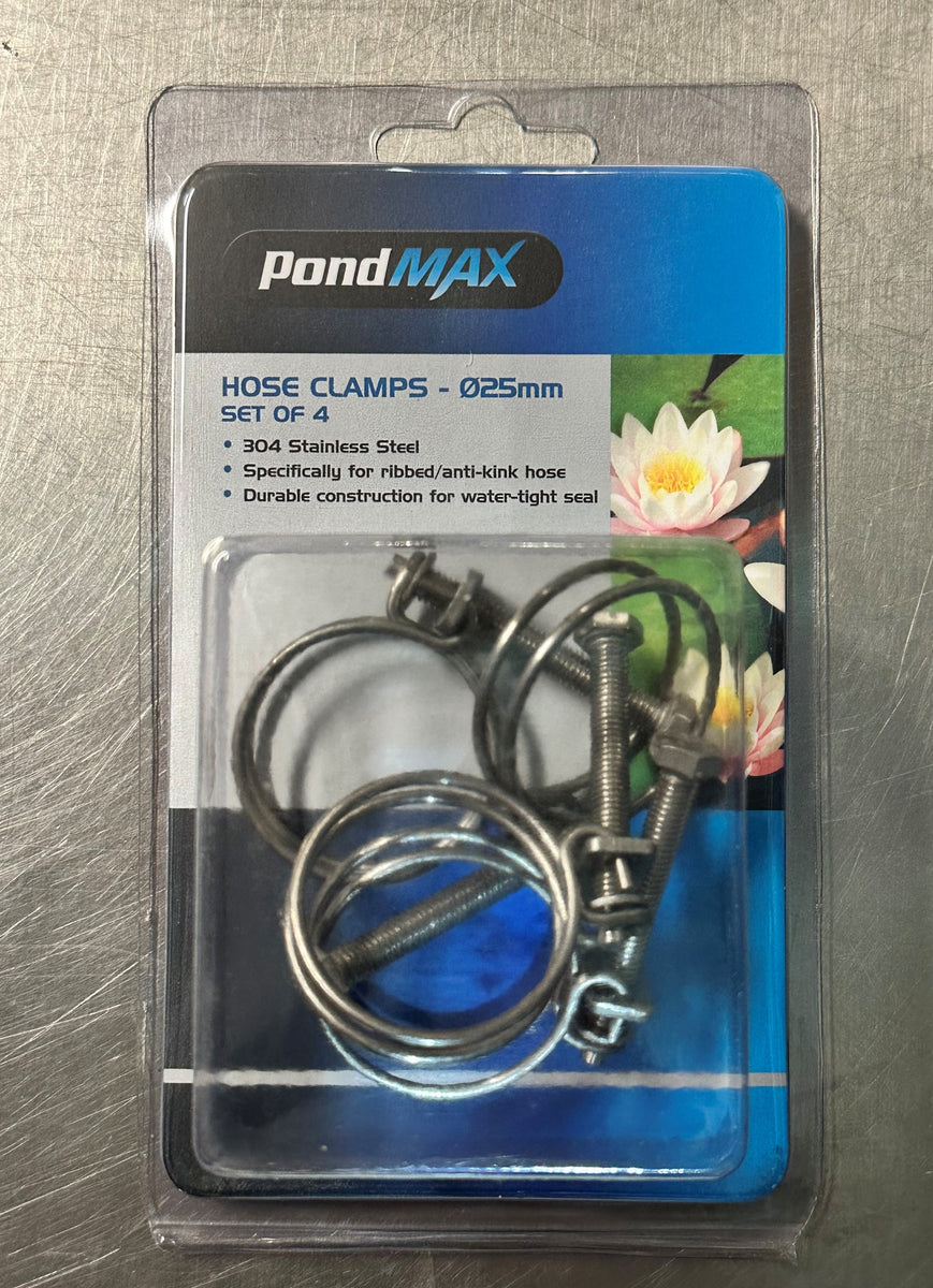 Pondmax Hose Clamp Box Of 4