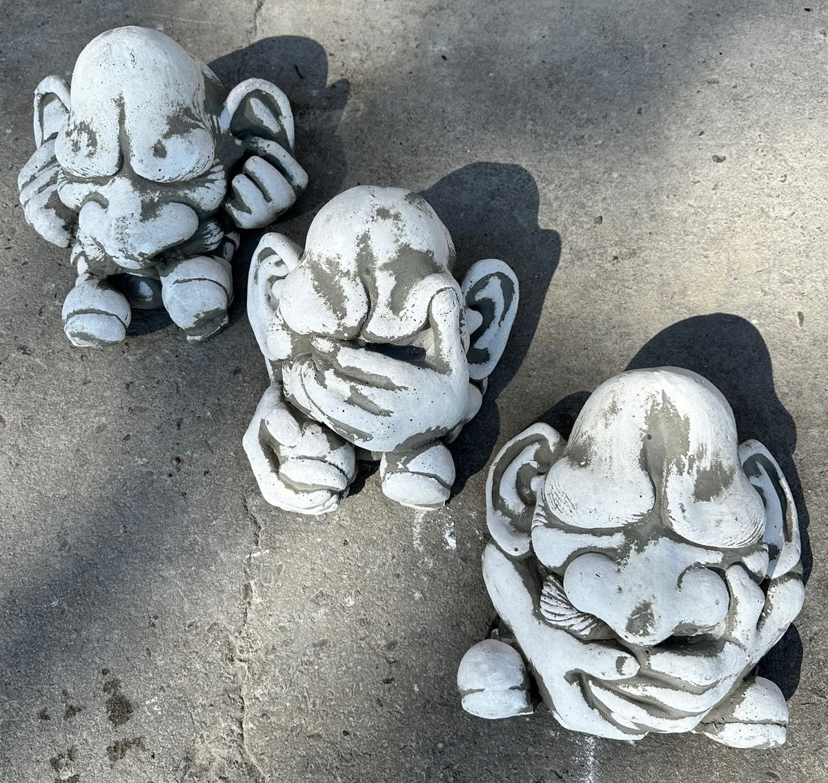 Hear No Evil Speak No Evil See No Evil Statues